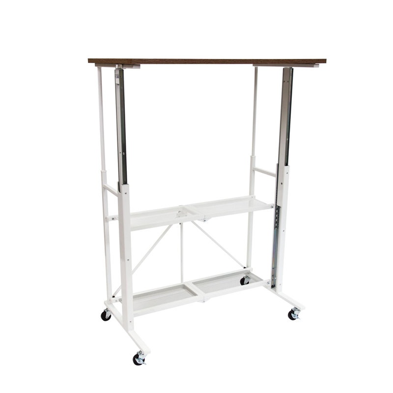 Folding adjustable height desk store